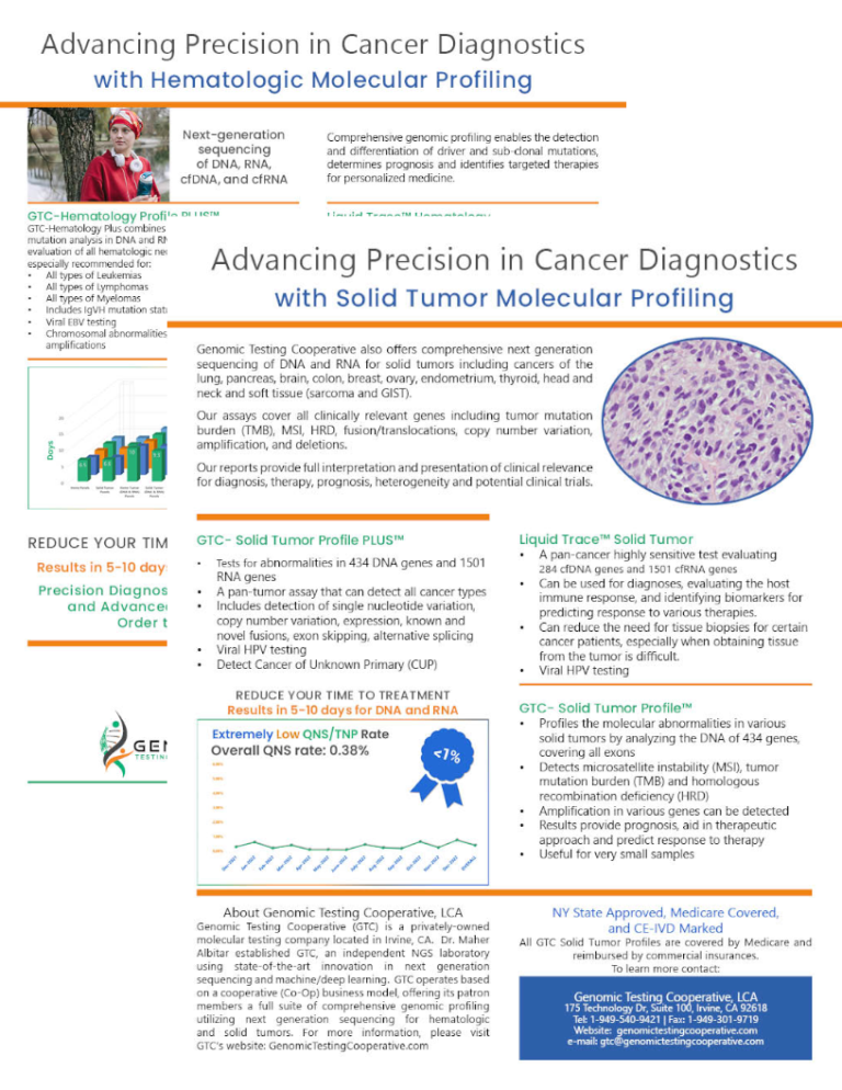Brochures | Genomic Testing Cooperative