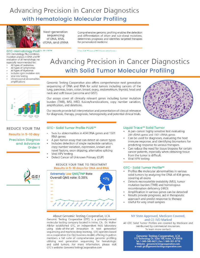 Brochures | Genomic Testing Cooperative