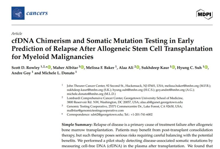 ASCO 24 Posters | Genomic Testing Cooperative