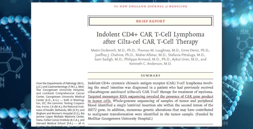 Indolent CD4+ CAR T-Cell Lymphoma After Cilta-cel CAR T-Cell Therapy ...